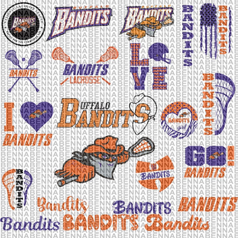 15 File,bandits Svg,bandits Png,bandits Bundle,logo I Cup,tshirt,clip ...