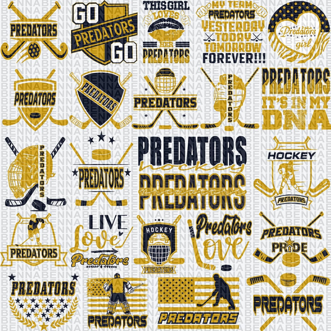 24 File,predators Svg,predators Png,predators Hockey,go Predators,love ...