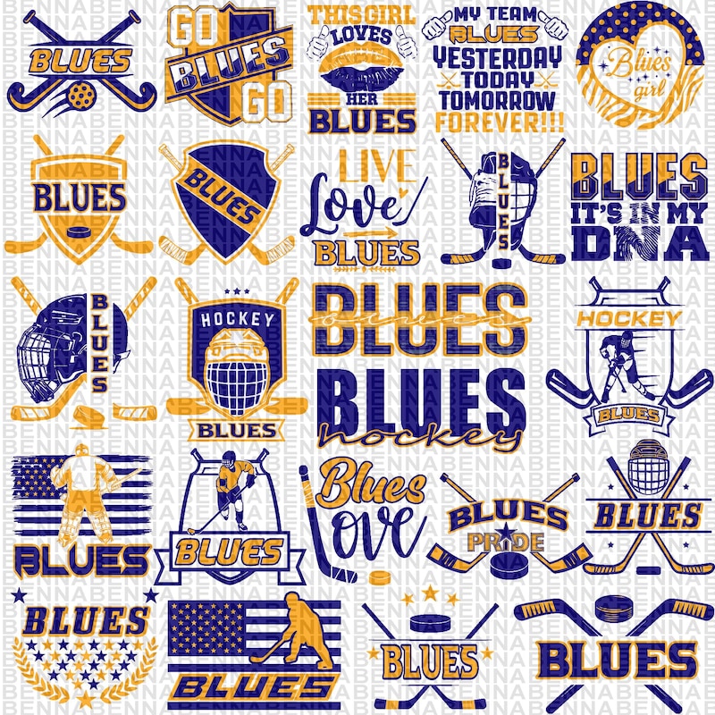 St Louis Blues Stl Logo - Etsy