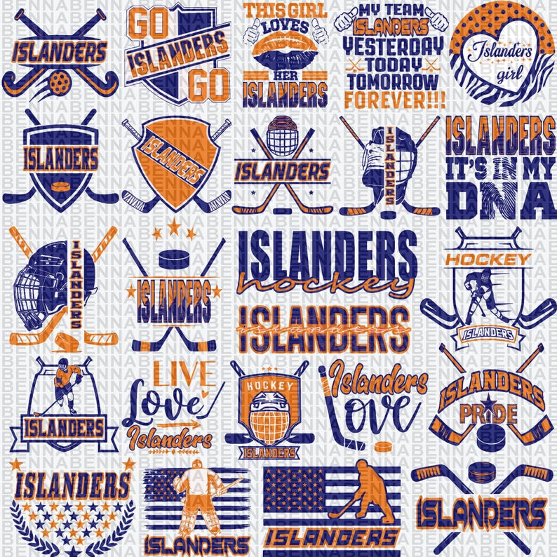 24 File,islanders Svg,islanders Png,islanders Bundle, Love Islanders,go ...