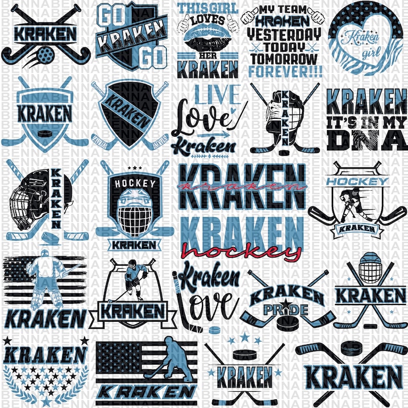 Kraken Svg - Etsy
