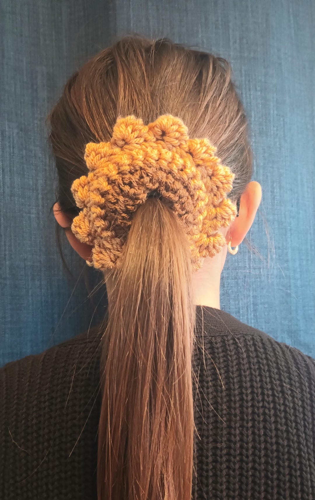 Quick and Easy Flower Bobble Stitch Crochet Scrunchie Pattern - Etsy