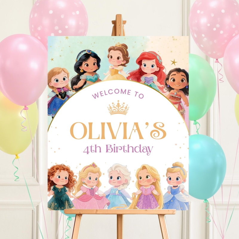 Princess Banners - Etsy