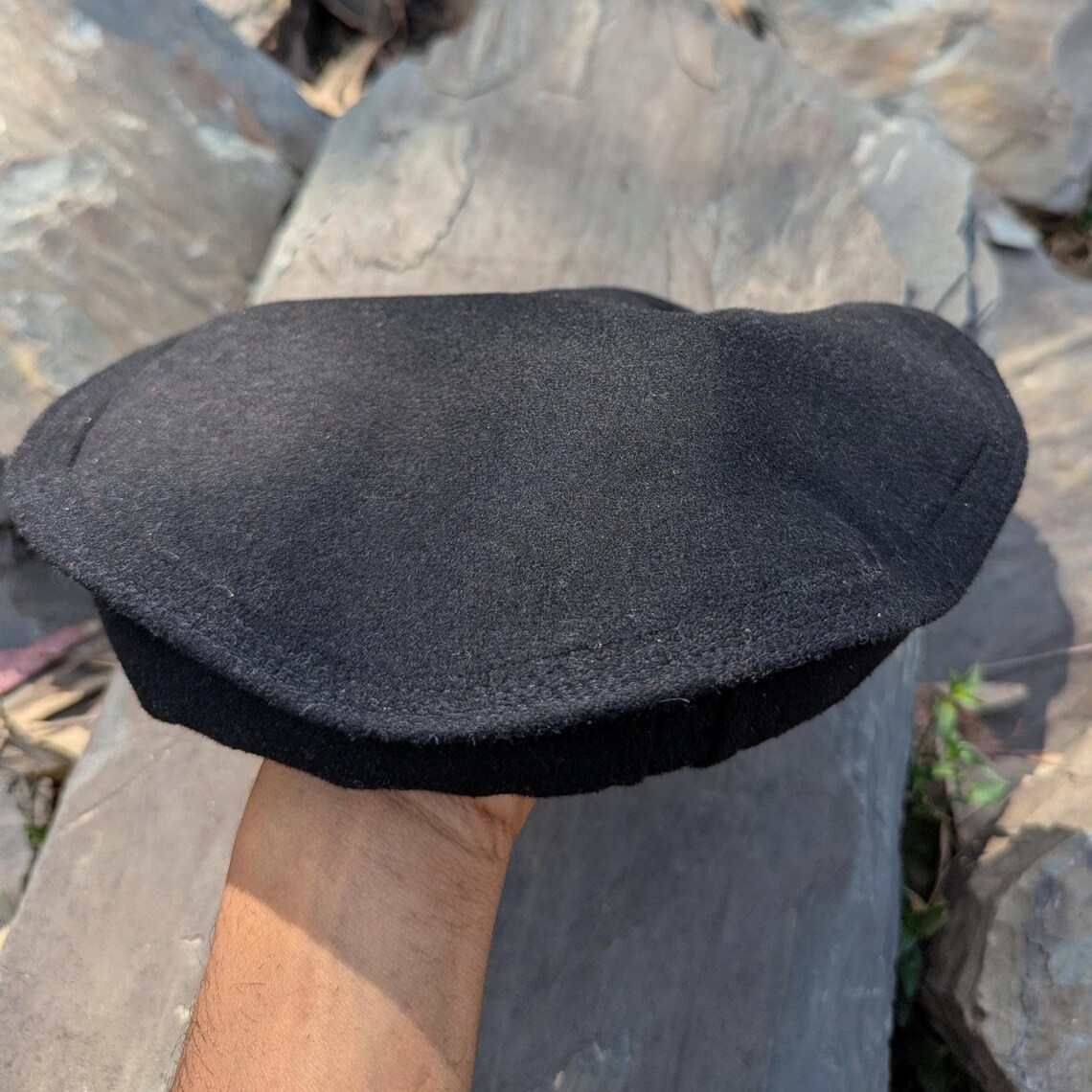 Handmade Afghan Hat, Traditonal Chitral Hat, Round Pakol Cap, Warm ...