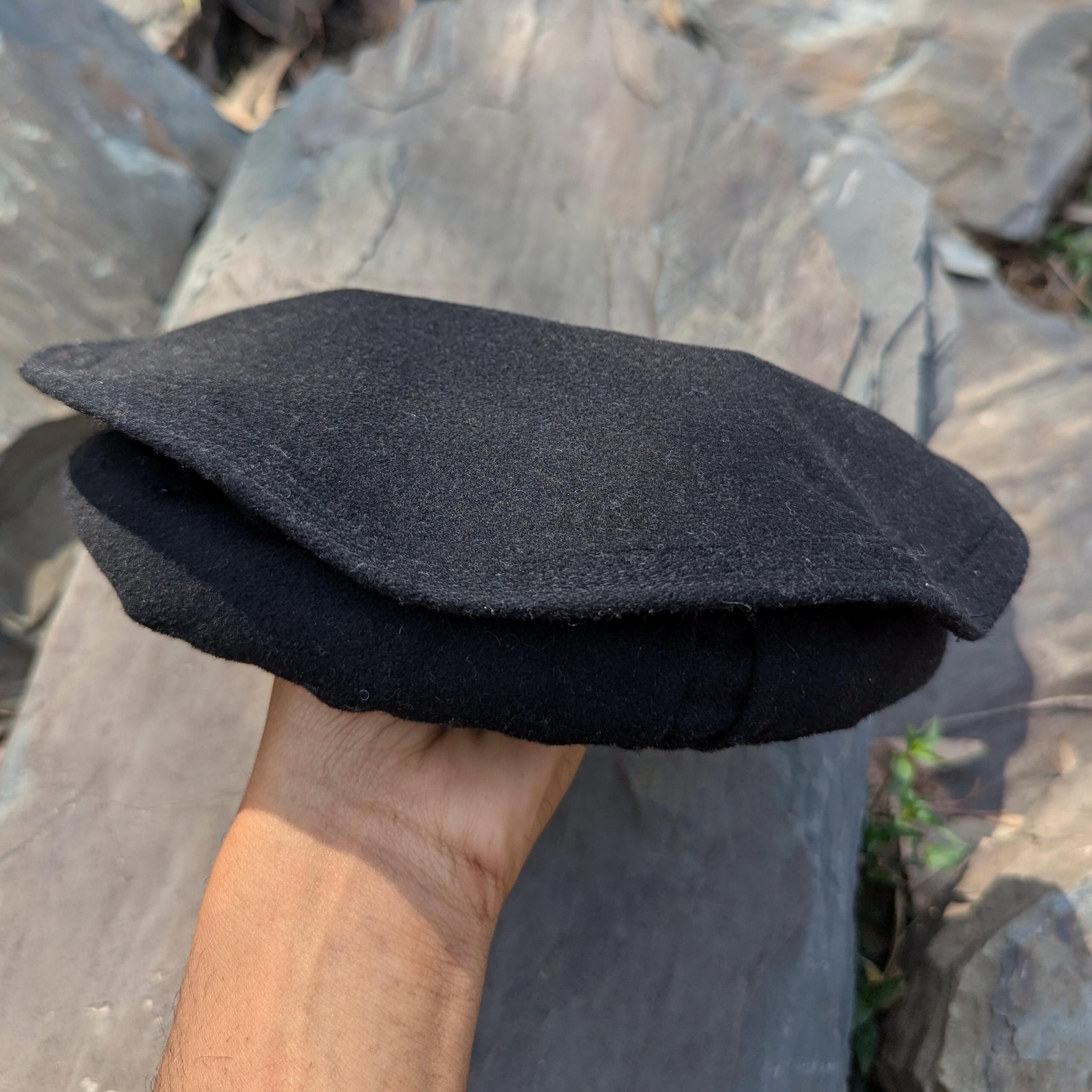 Handmade Afghan Hat, Traditonal Chitral Hat, Round Pakol Cap, Warm ...