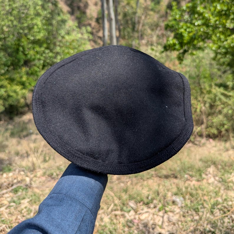 Handmade Afghan Hat, Traditonal Chitral Hat, Round Pakol Cap, Warm ...