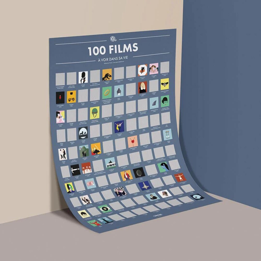 Scratch Poster 100 Movies to Watch in Your Lifetime - Etsy