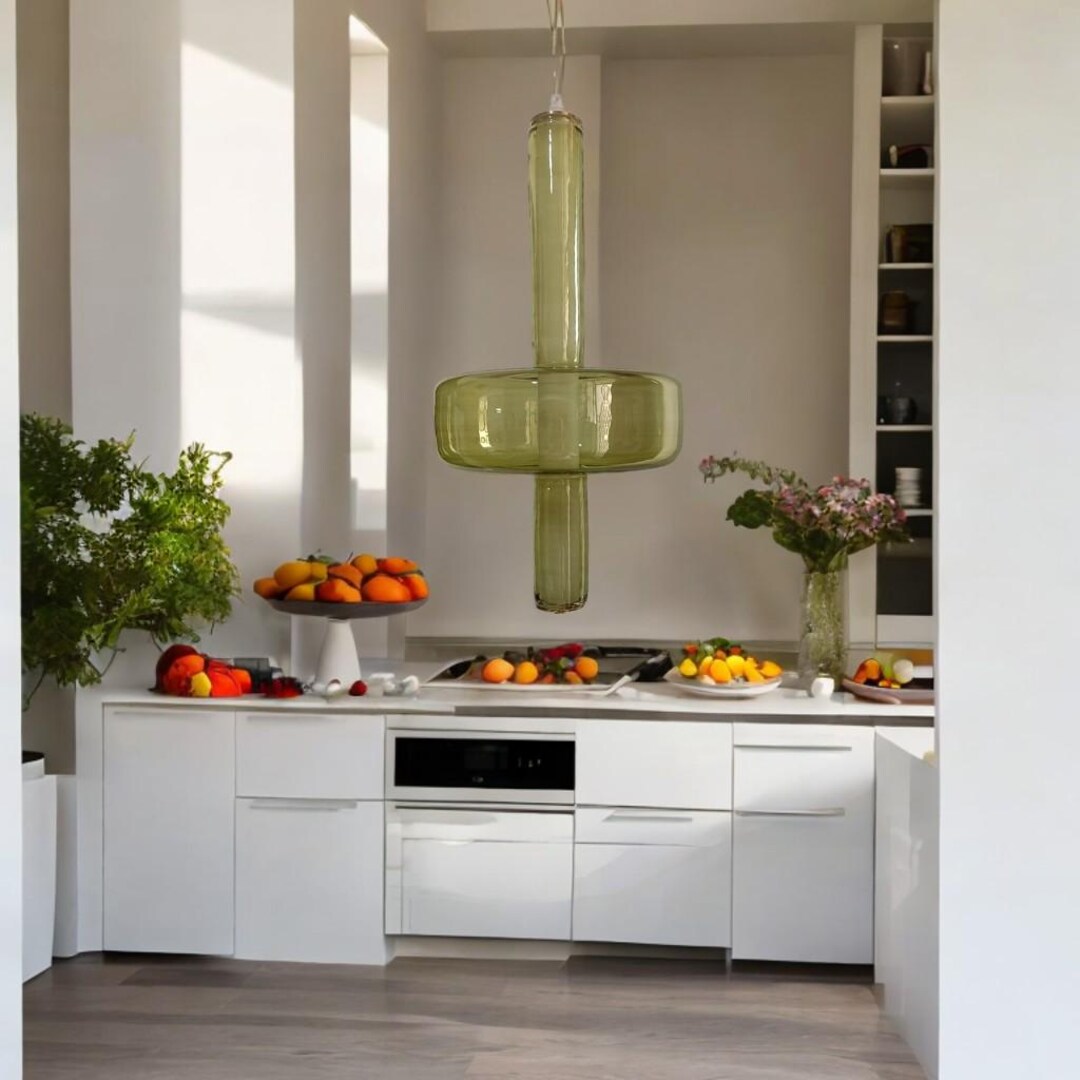 Ceiling Pendant Light | Blown Glass Pendant Light | Pendant Lights for ...