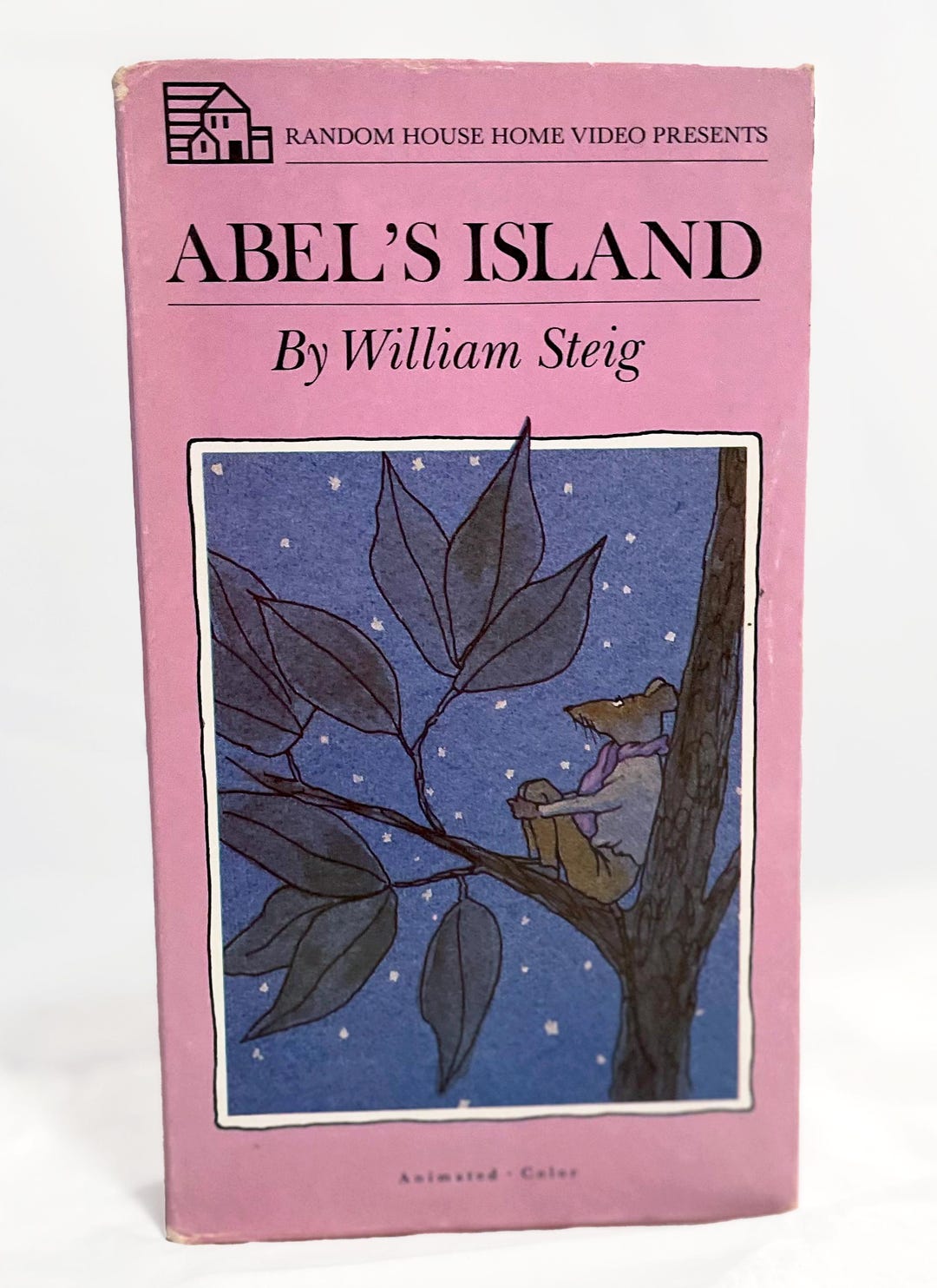 Abel’s Island (1988) - by William Steig, VHS Cassette Cartoon Tim Curry ...