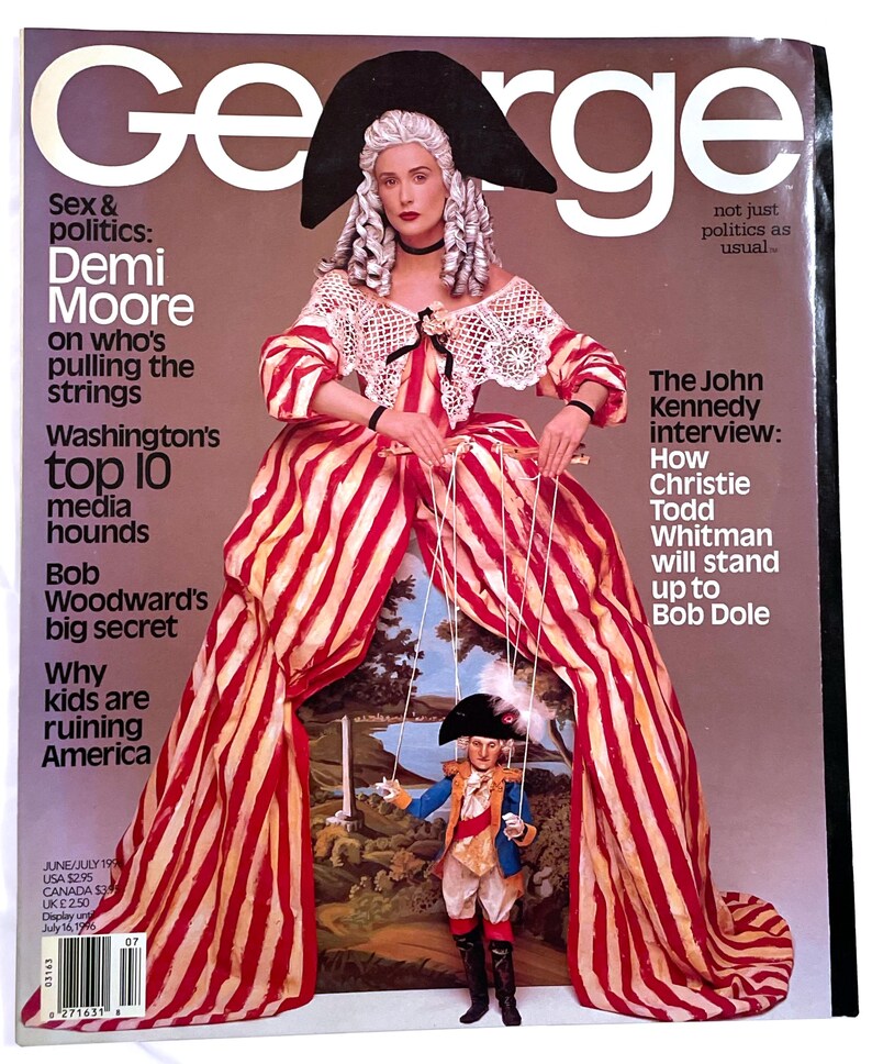 GEORGE MAGAZINE - Demi Moore (june / July 1996) Christie Todd Whitman ...