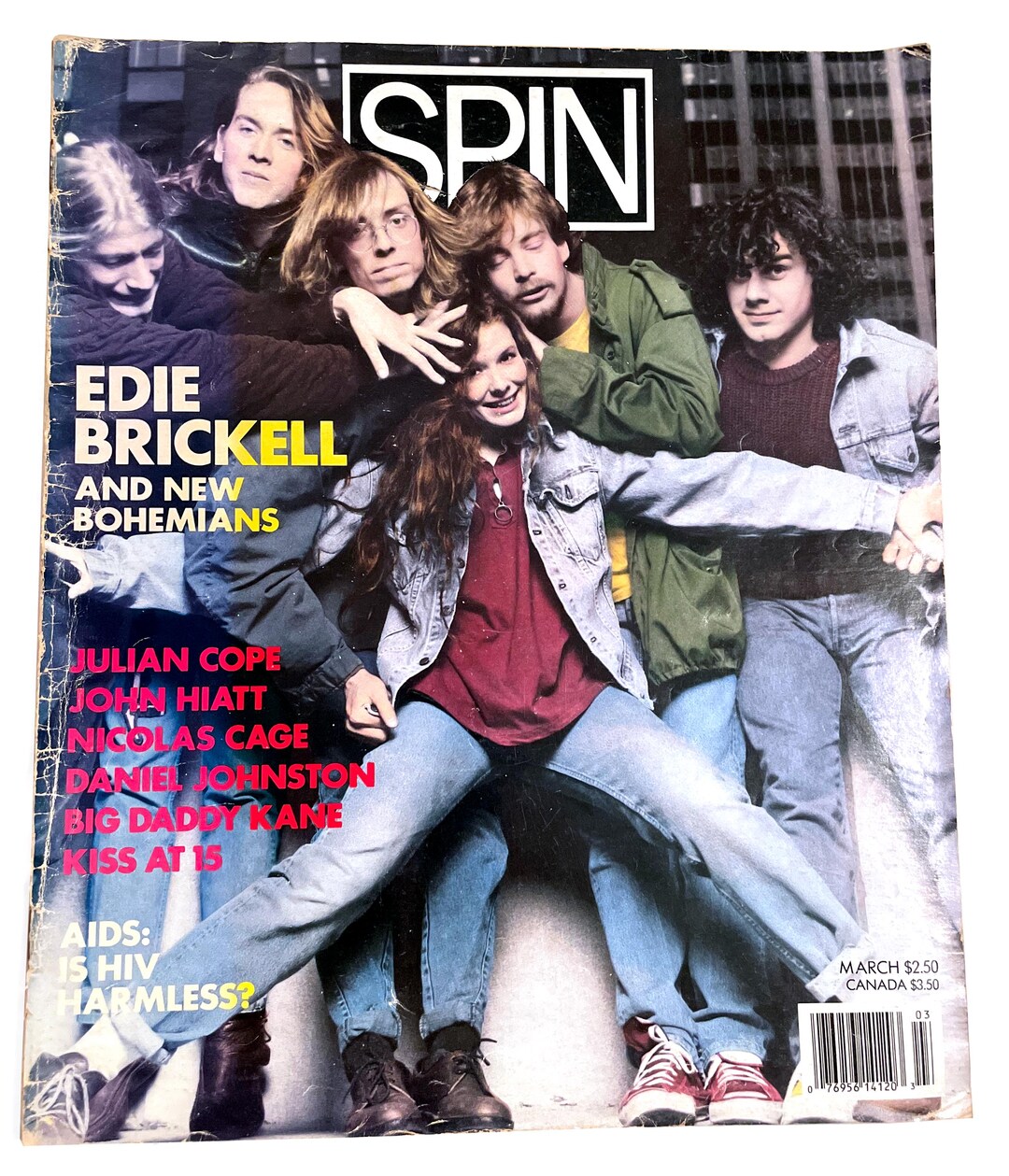 Vintage Spin Magazine - Edie Brickell and New Bohemians - Nostalgic ...