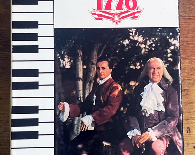 1776 (1972) - Musical VHS Broadway Movie, William Daniels, Ken Howard, Blythe Danner - Etsy