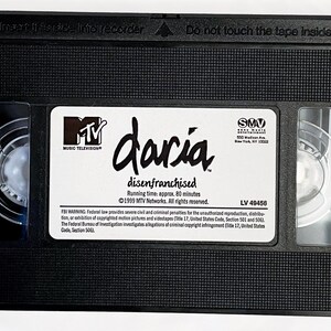 Daria: Disenfranchised VHS (1999) Vintage, Rare, MTV 90s Cartoon Series ...