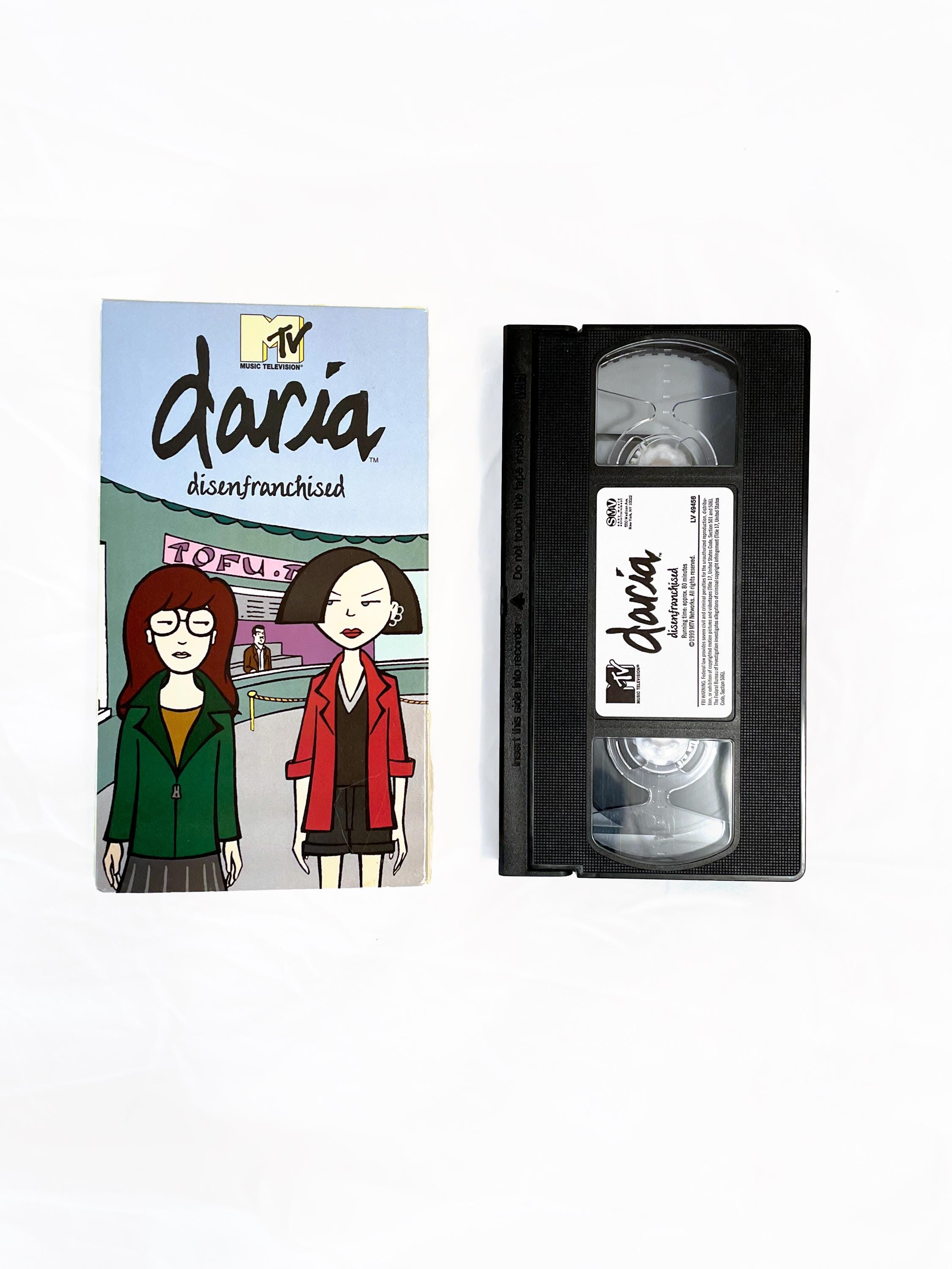 Daria: Disenfranchised VHS (1999) Vintage, Rare, MTV 90s Cartoon Series ...