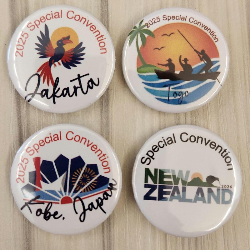 Convention Button Pins - Etsy