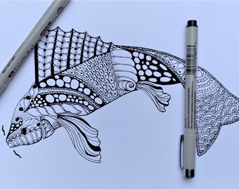 Small Ink Drawing | Etsy