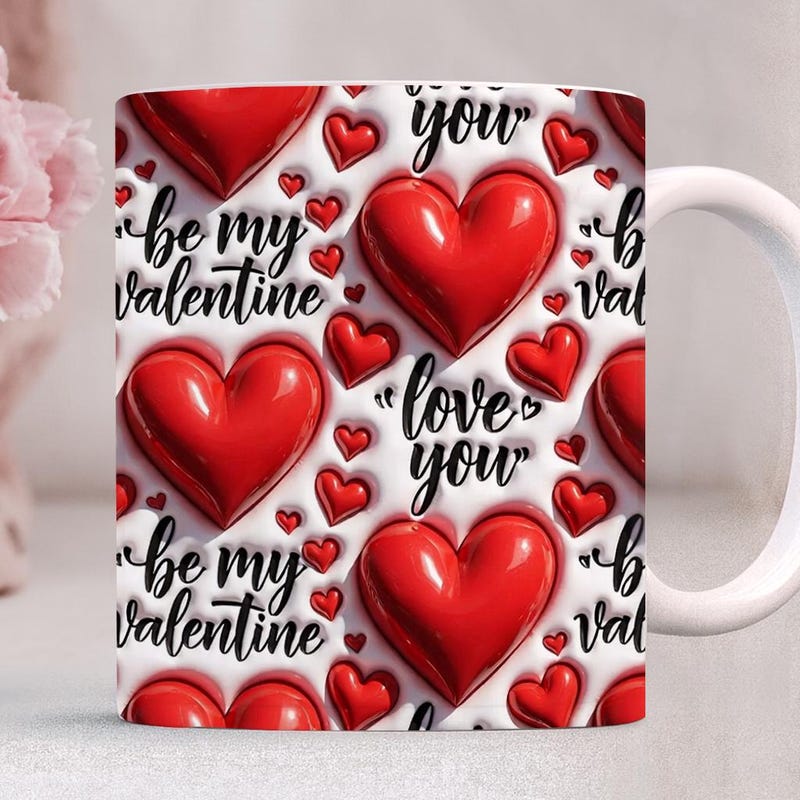 Valentines Day Mug Design - Etsy