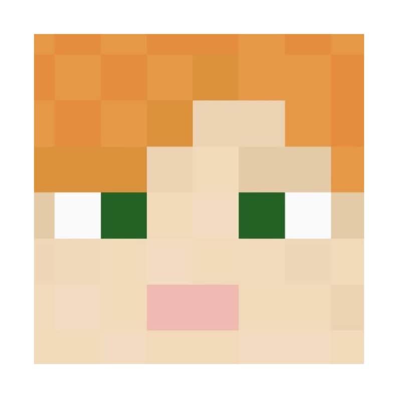 Minecraft Heads - Digital Download Print Files, Set of 9 Prints, SVG ...