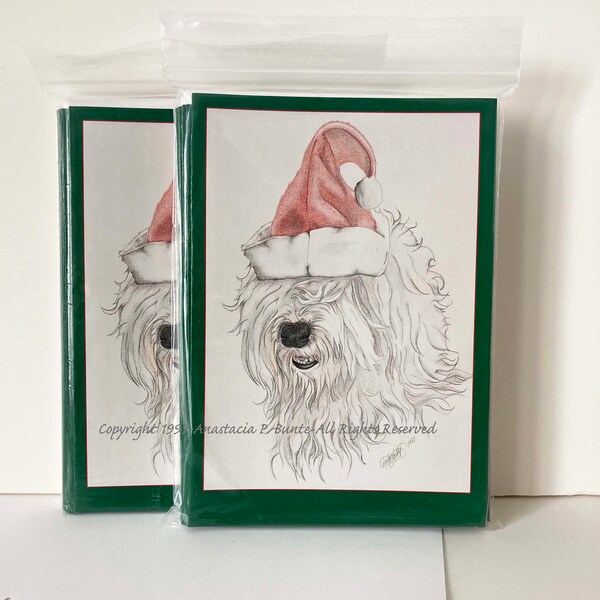 Dog Christmas Card - Etsy