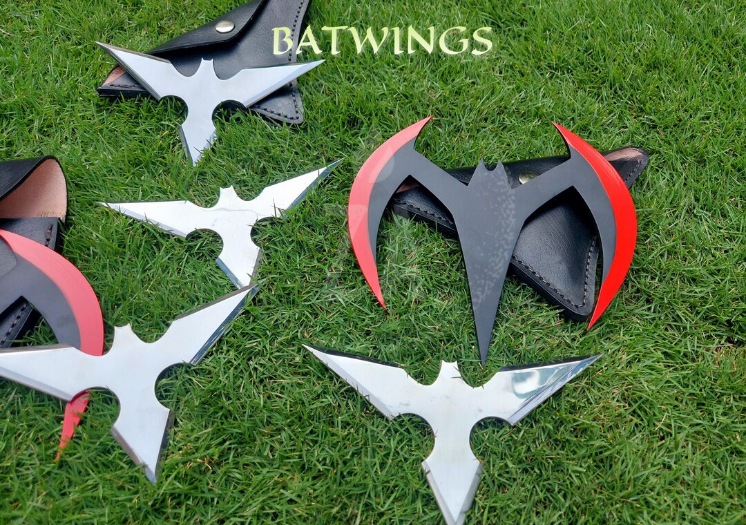 2batarangs Handmade Bat Animated Series Gift Batwing Star Bat Not Just ...