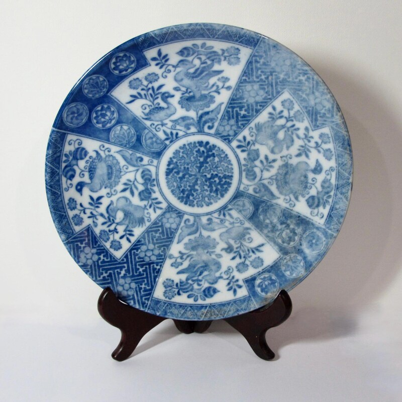 Blue and White Plates - Etsy