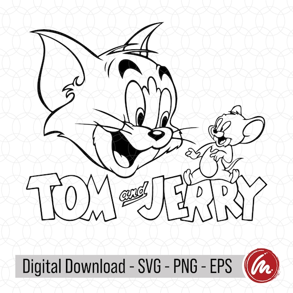 Tom and Jerrys Svg - Etsy