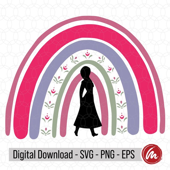 Anna Frozen Rainbow SVG EPS PNG - Etsy