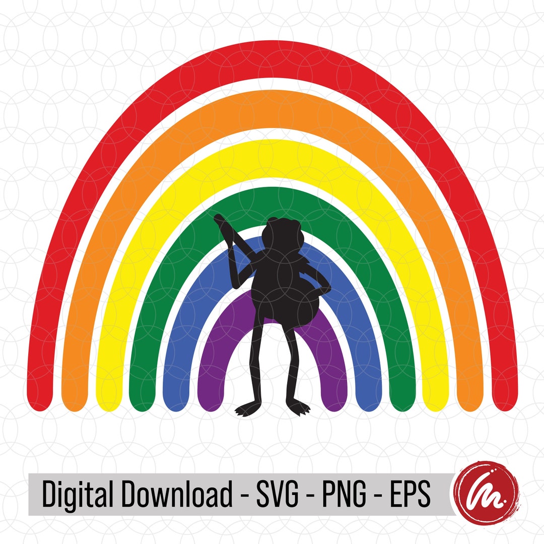 Kermit Rainbow Connection SVG, EPS, PNG - Etsy