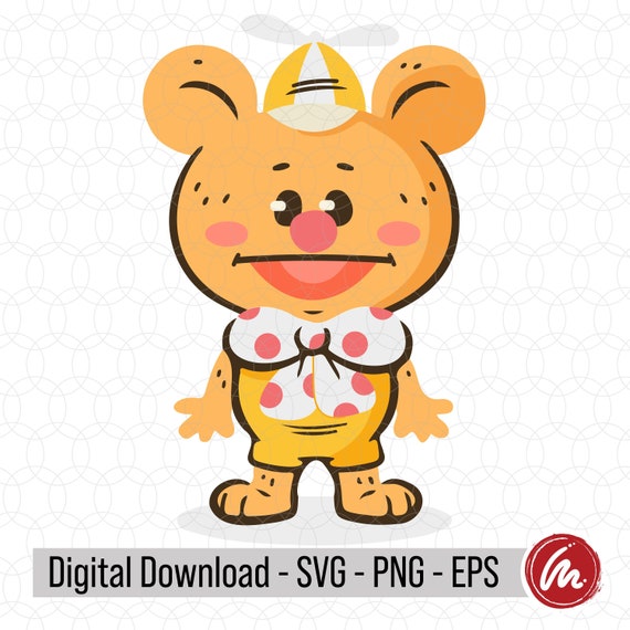 Baby Fozzie Bear SVG EPS PNG - Etsy