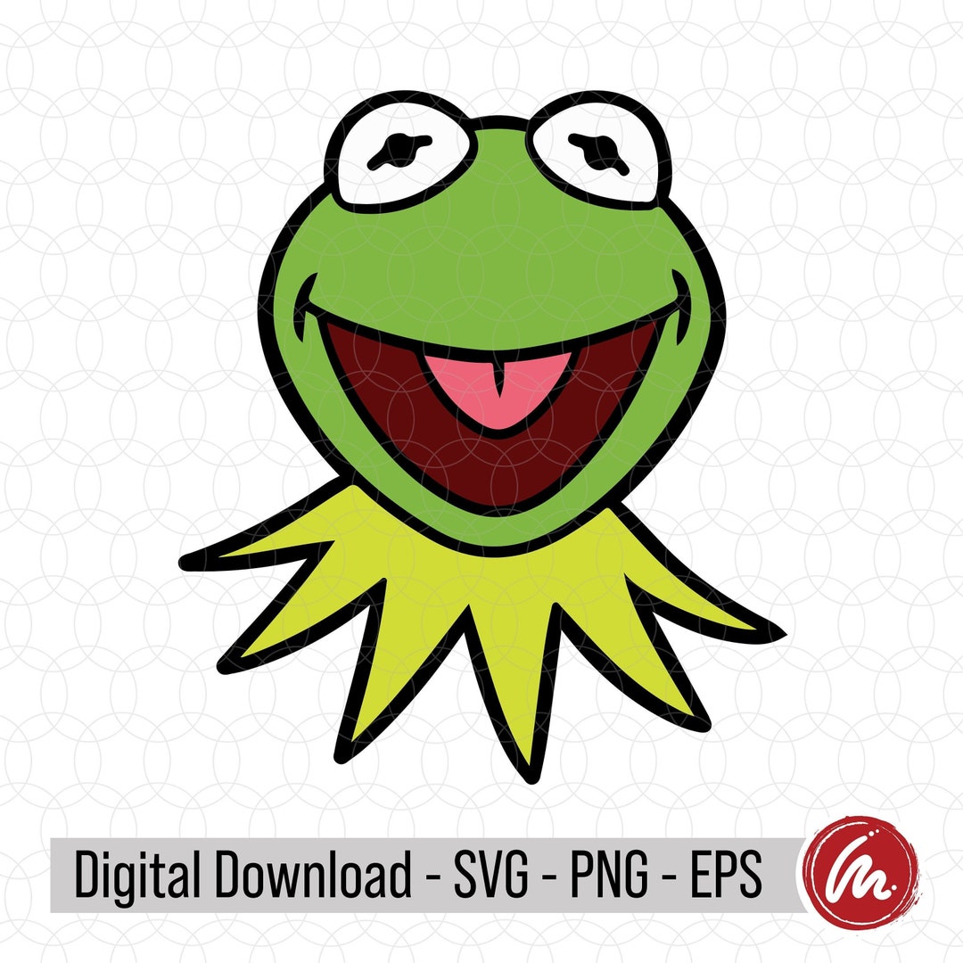 Kermit SVG, EPS, PNG - Etsy