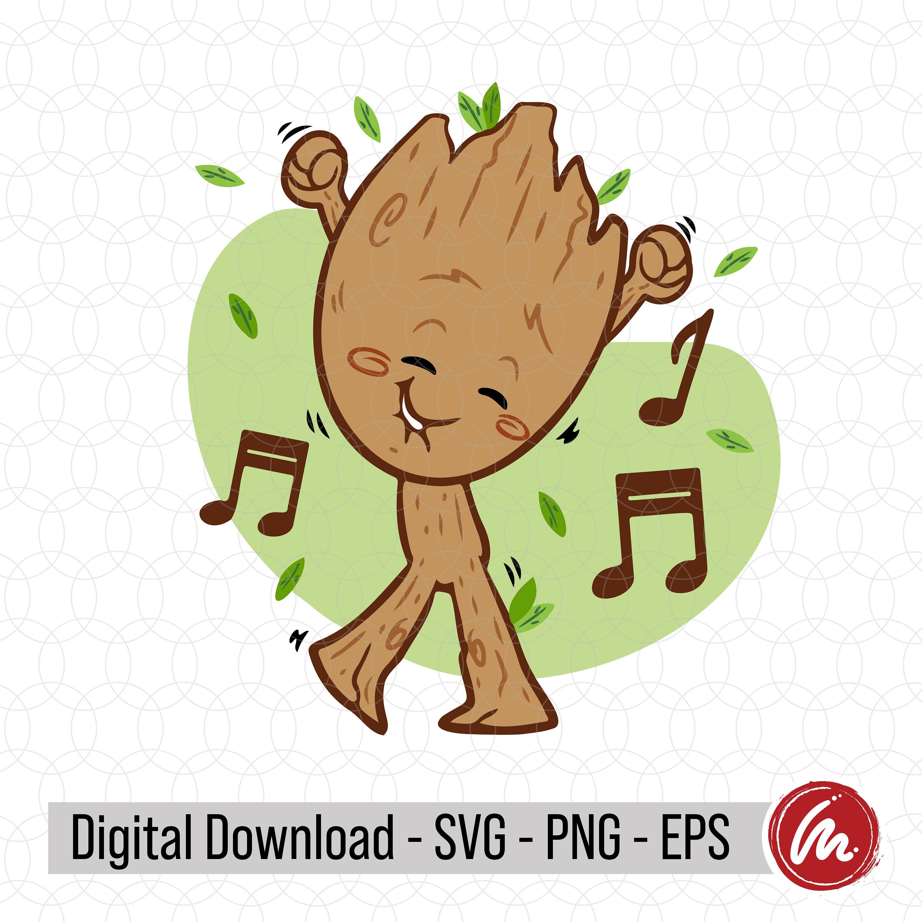 Baby Groot Dancing SVG, EPS, PNG - Etsy
