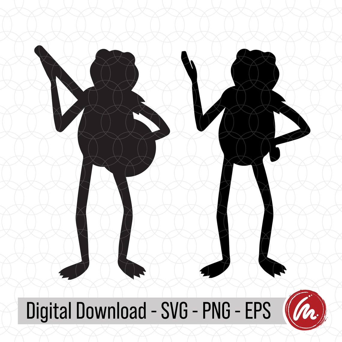 Kermit Silhouettes SVG EPS PNG - Etsy