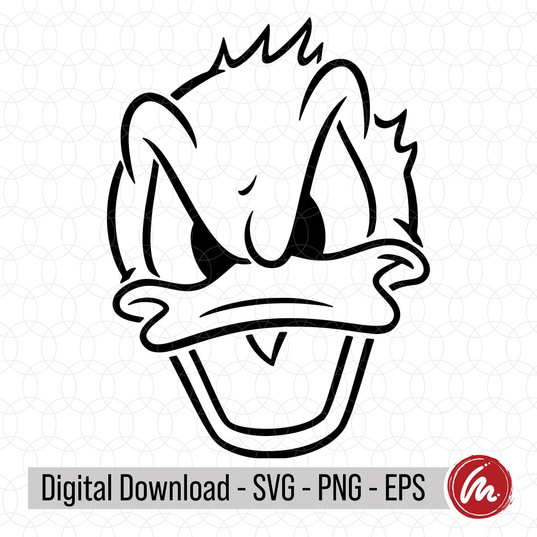 Angry Donald SVG, EPS, PNG - Etsy