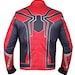 Spider Man Classic Men Web Red and Black Faux Leather Jacket - Etsy