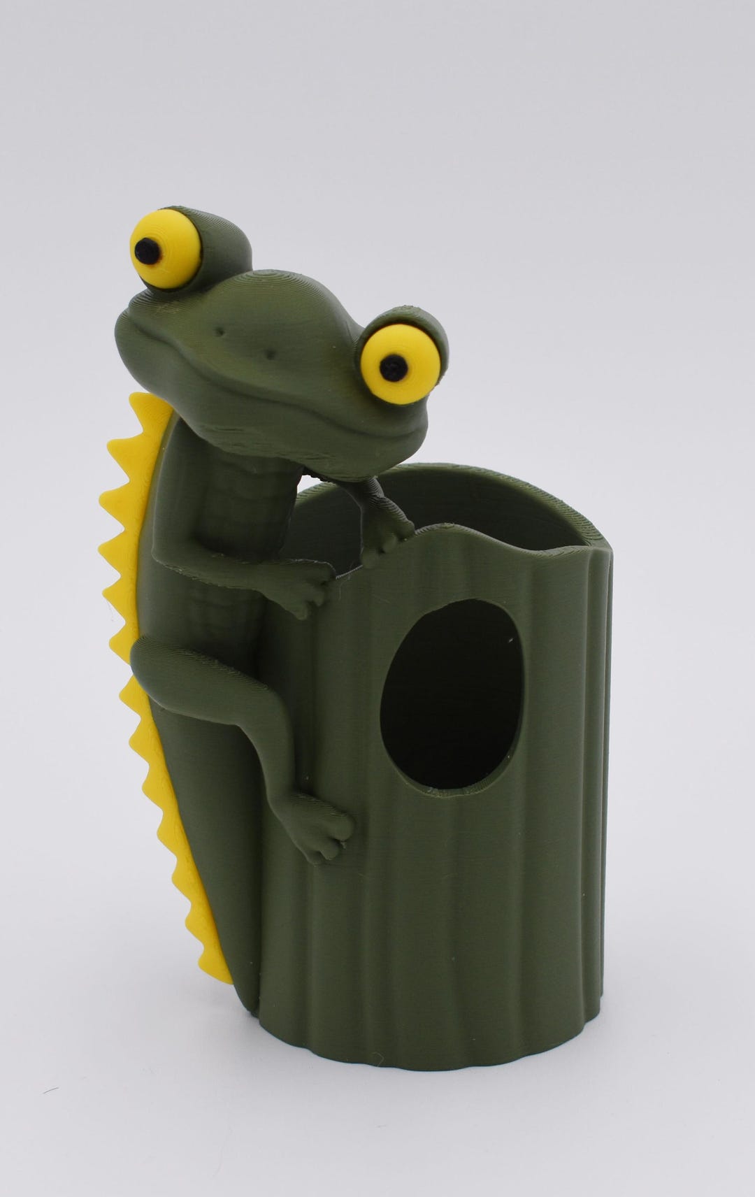 Lizard Themed 3D Printed Holder - Multi-purpose Organizer for Pens ...