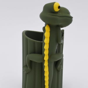 Lizard Themed 3D Printed Holder - Multi-purpose Organizer for Pens ...