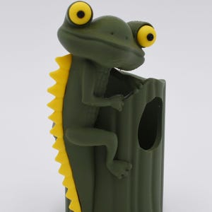 Lizard Themed 3D Printed Holder - Multi-purpose Organizer for Pens ...