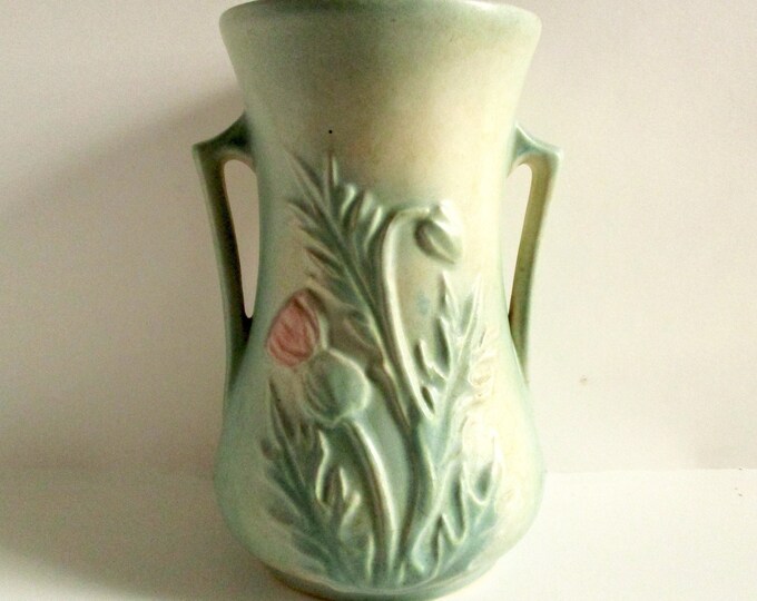 Vintage 1930s Hull Thistle Vase 52 6 1/2 - Etsy