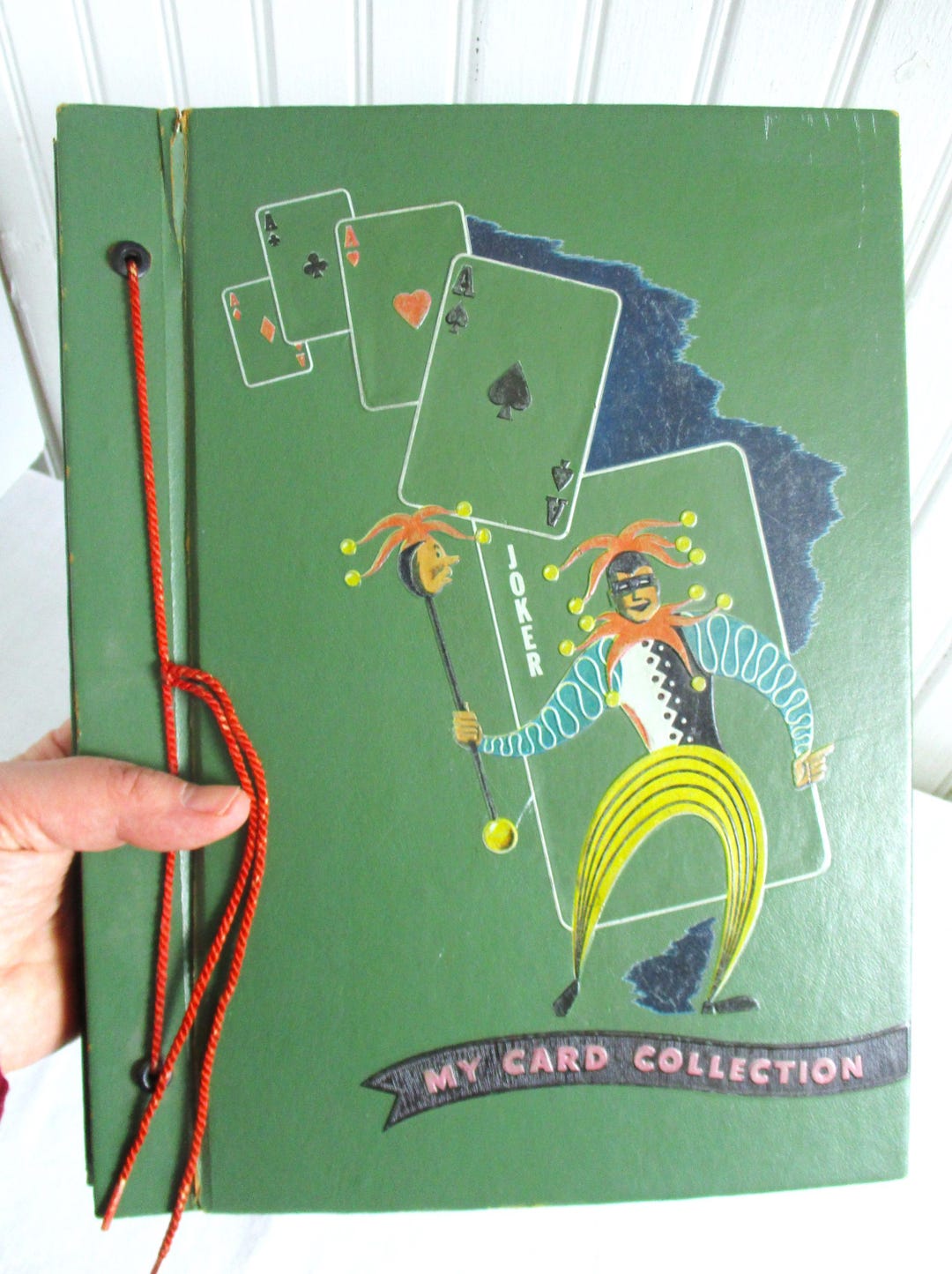 Vintage My Card Collection Playing Card Collection Book - Etsy