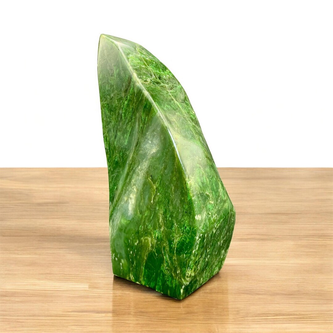 Raw Nephrite Jade Crystal: Natural Green Healing Stone (1.93 Kg) - Etsy