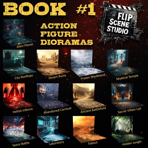 Action Figure Diorama - Etsy