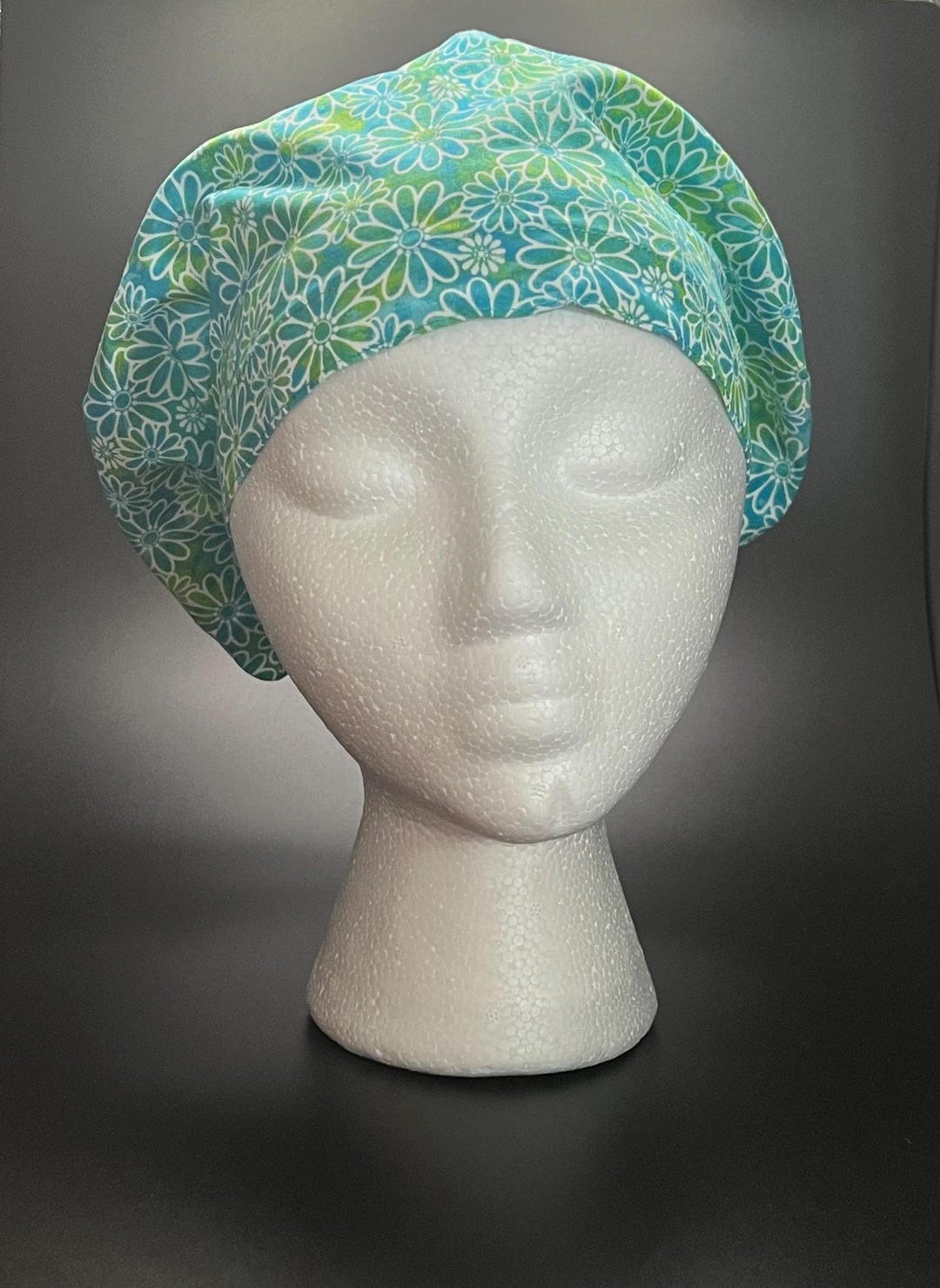 Aqua Marine Daisy Sprite Surgical Cap - Etsy