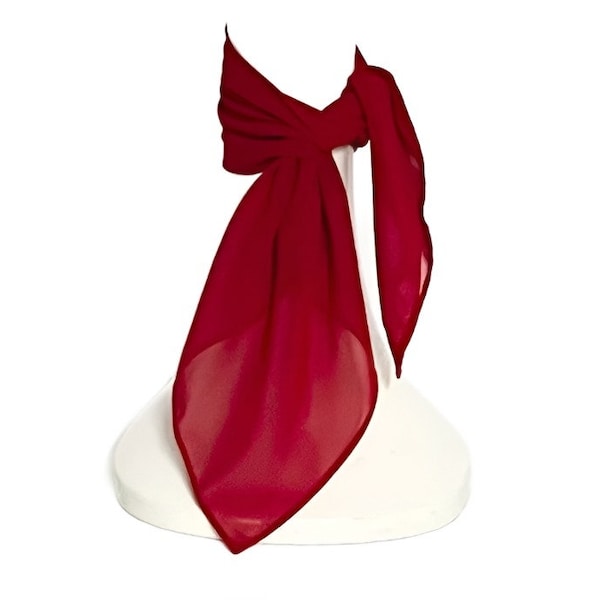 Red Head Scarf - Etsy