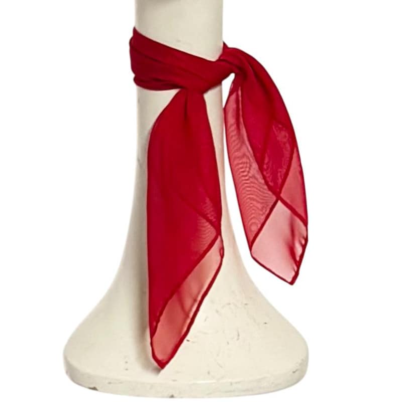Red Head Scarf - Etsy
