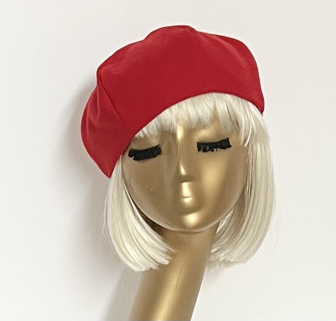 Red Wool Beret Hat - Etsy