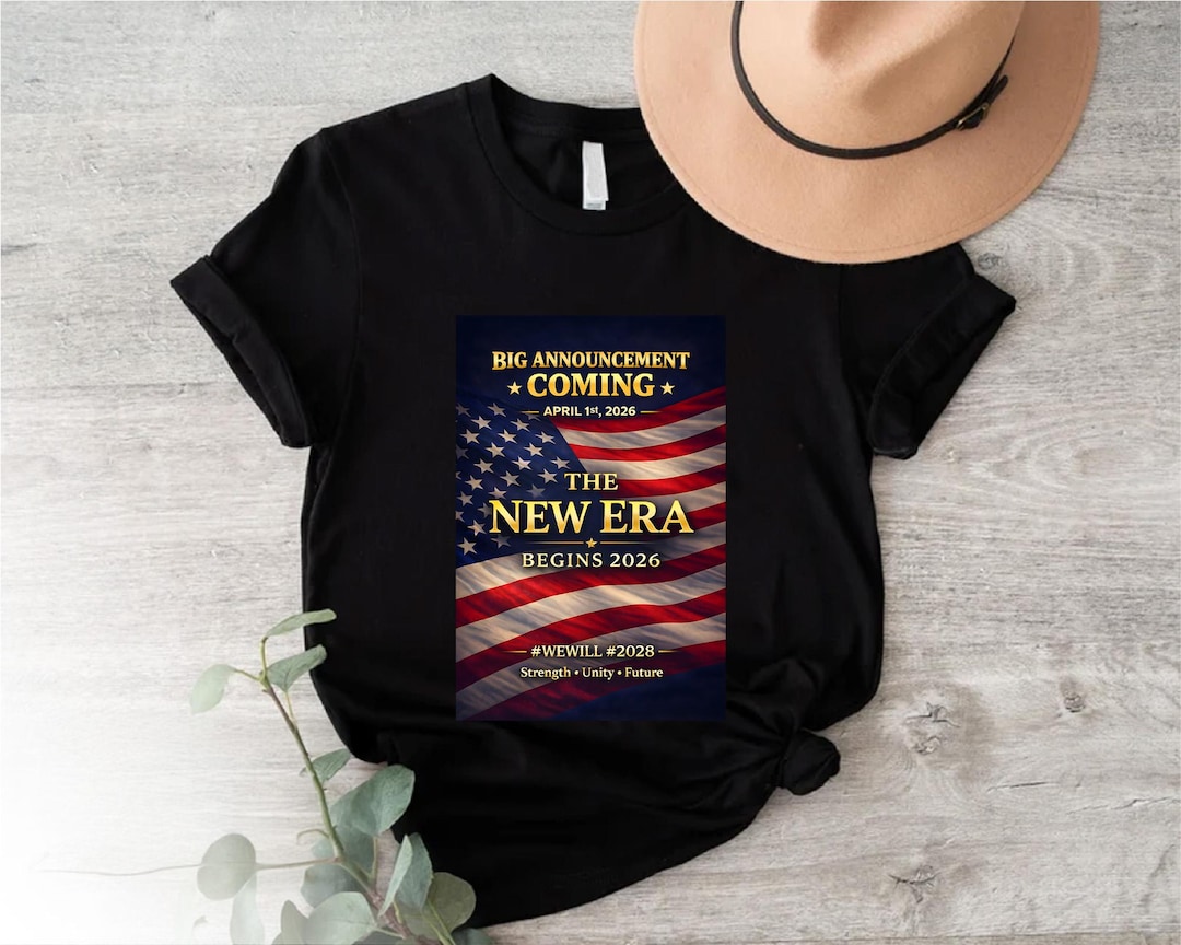 The New Era Begins 2026 April 1st Patriotic Announcement Gift - Etsy
