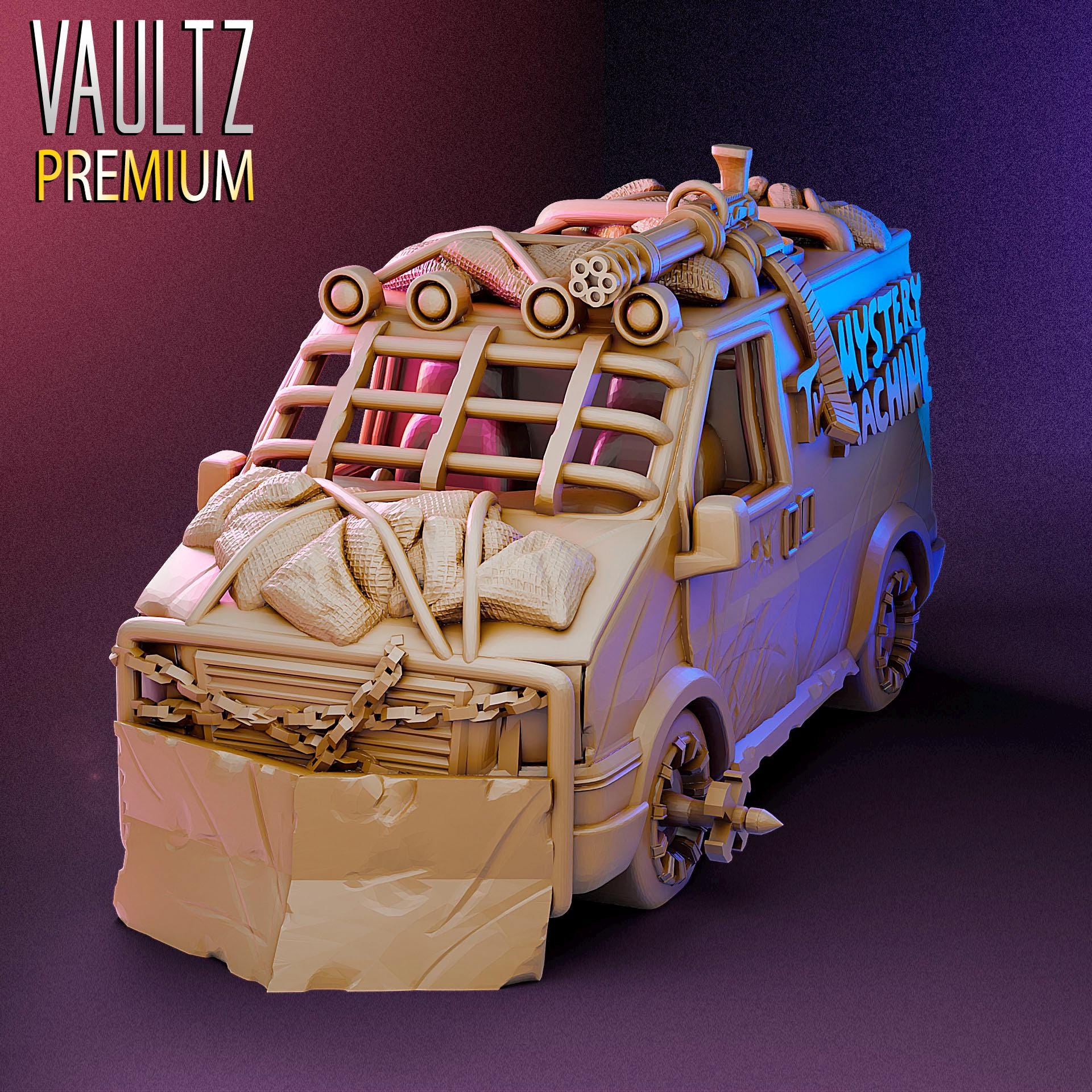 Mystery Gang Van - Fan Art | Terrain | Vaultz - Etsy