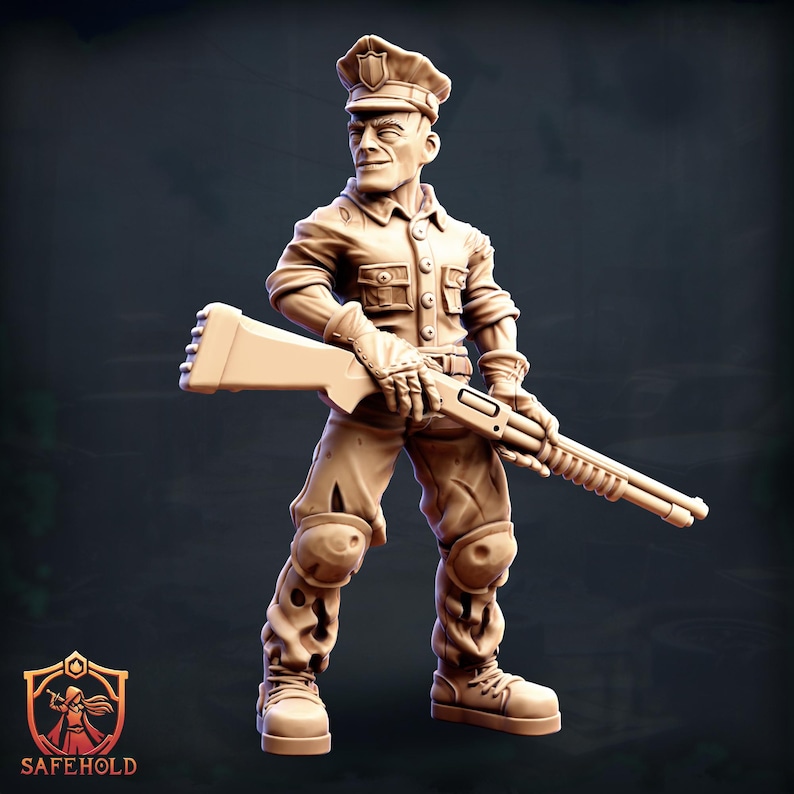 World in Ruins: Post-apocalyptic Police | Survivor Miniatures | 30mm ...