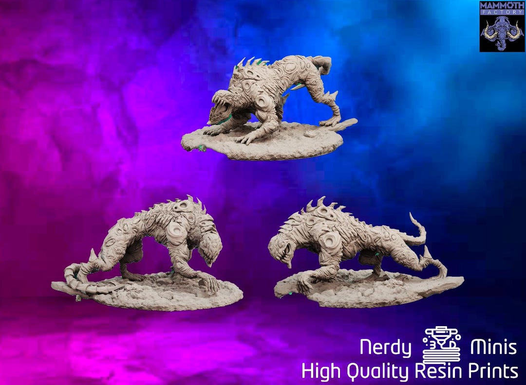 Hunter Drones | 30mm 32mm | Dnd 5e | Legion of Steel | Mammoth Factory ...