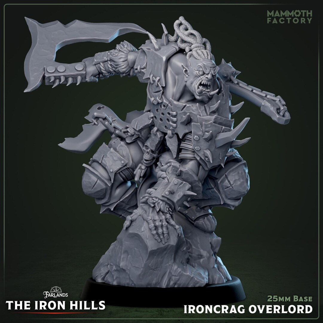 Ironcrag Overlord | 30mm 32mm | Dnd 5e | the Iron Hills | Far Lands ...